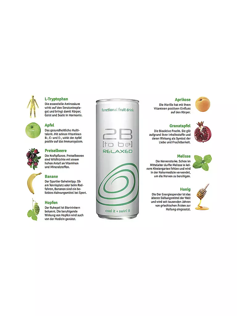 2B Sport-Getränk 2B Relaxed weiß