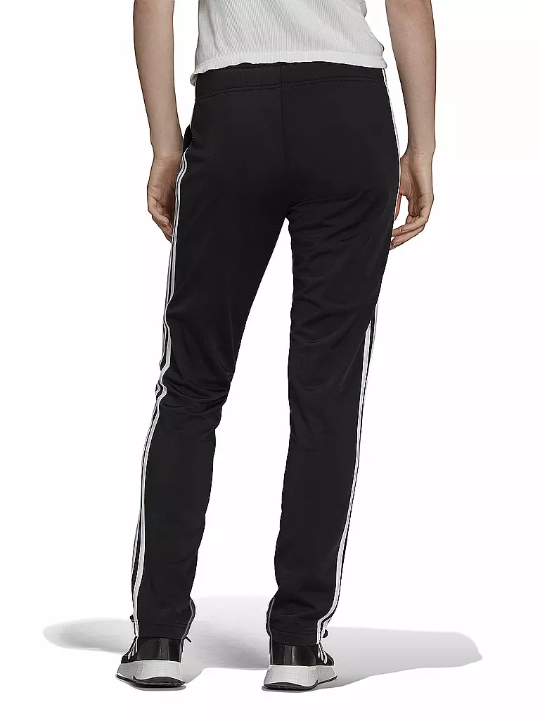 Adidas Damen Jogginghose Essentials Warm Up 3 Streifen Schwarz