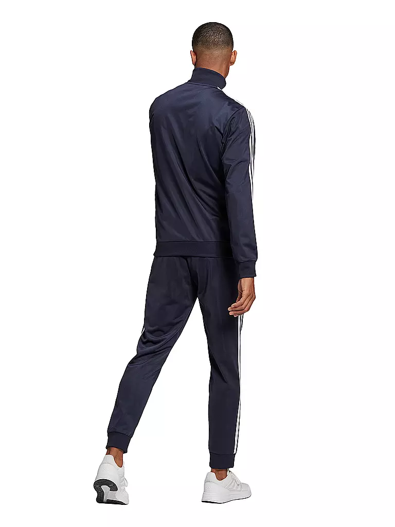 Adidas Herren Trainingsanzug Essentials 3 Streifen Blau