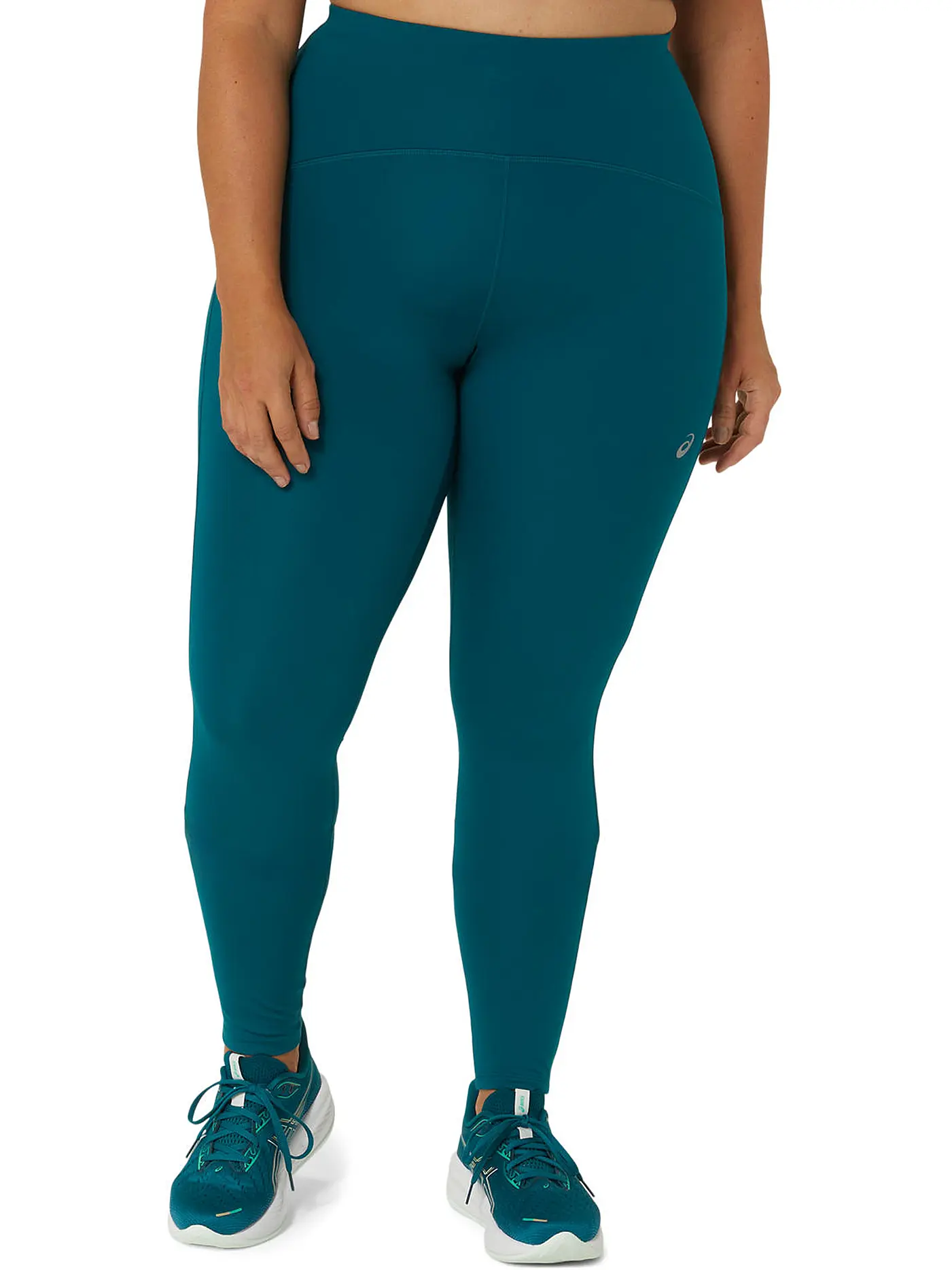ASICS Damen Lauftight Road High Waist dunkelgrün