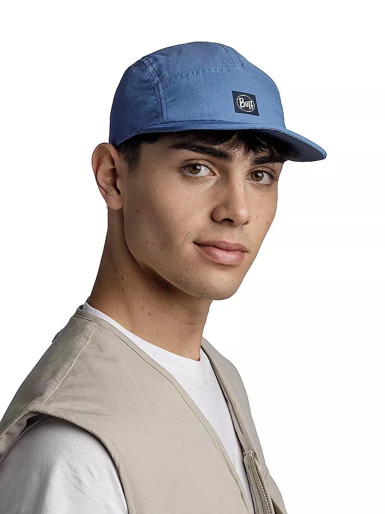 BUFF Kappe 5 Panel Explore blau