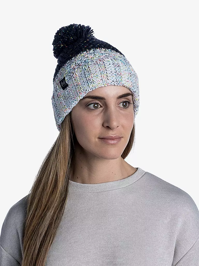 BUFF Strickmütze Janna hellblau