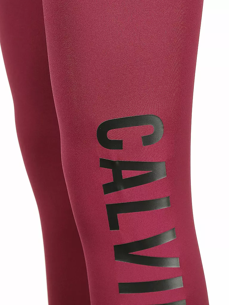 CK PERFORMANCE Damen Fitnesstight Logo rot