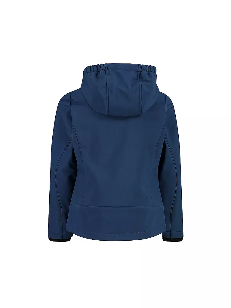 CMP Mädchen Softshelljacke Girl Fix Hood dunkelblau