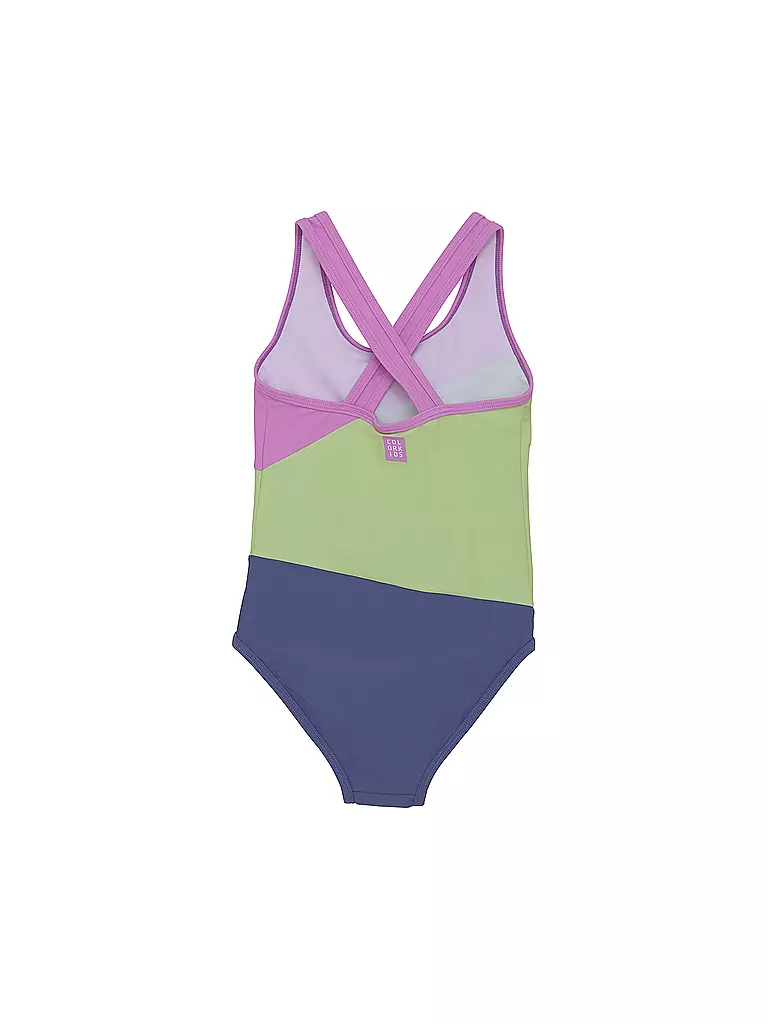 COLOR KIDS Mädchen Badeanzug lila