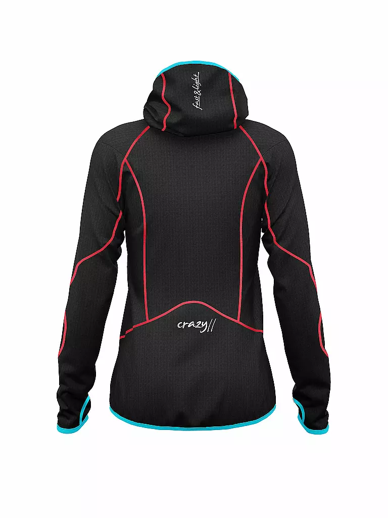 CRAZY Damen Softshelljacke Pull Acceleration schwarz