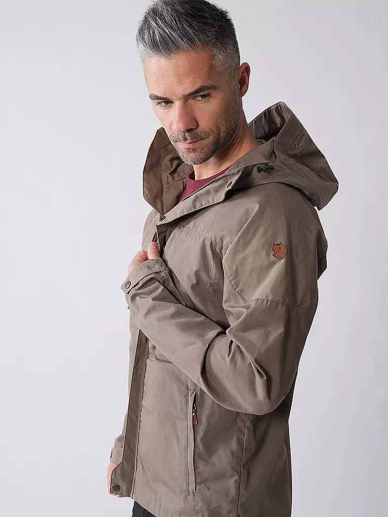 FJÄLLRÄVEN Herren Parka Skogsö G-1000 braun