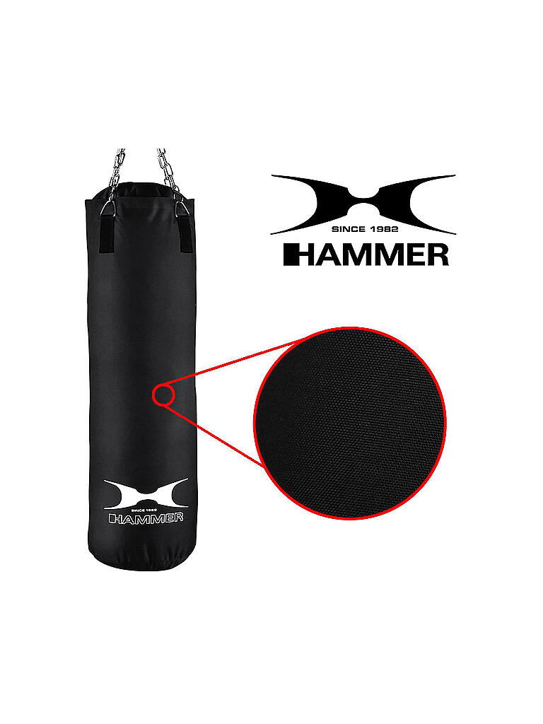 HAMMER Boxsack FIT 100cm schwarz