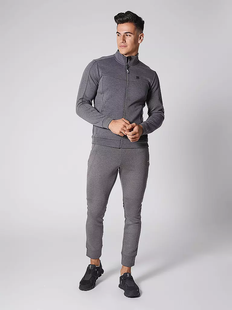 Luxus Sweatjacke Herren Grau Bild
