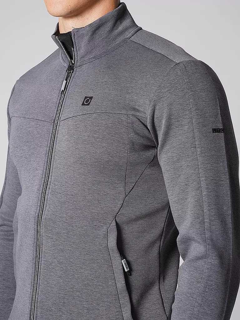 Luxus Sweatjacke Herren Grau Bild