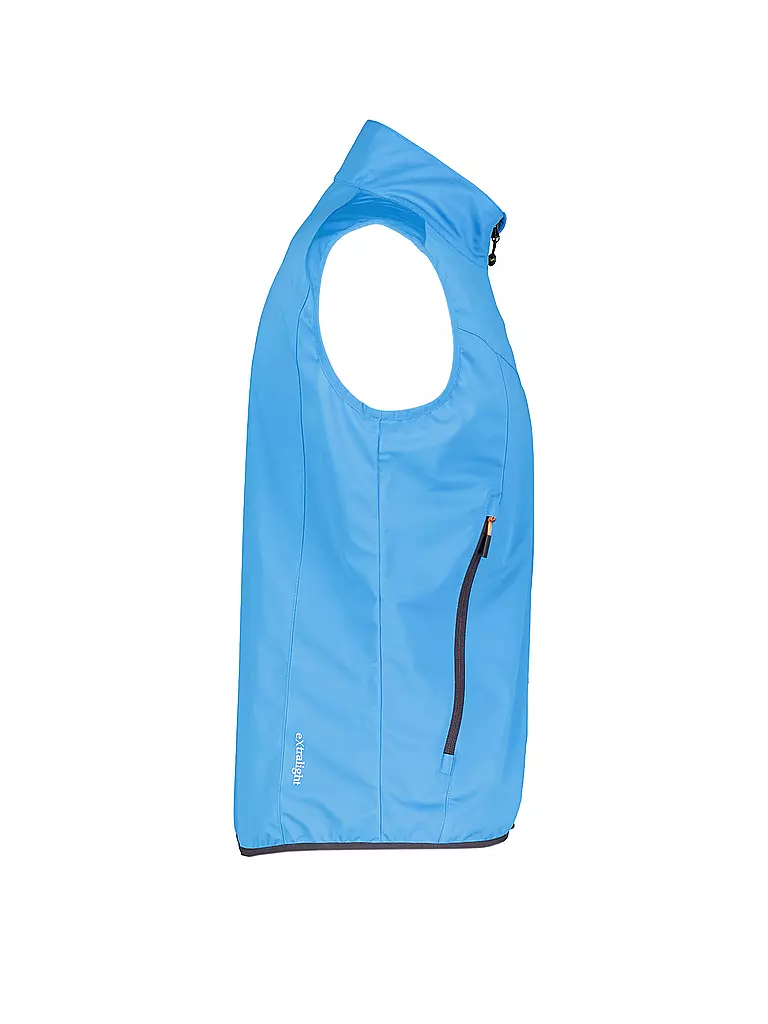MERU Herren Softshellweste Exeter blau