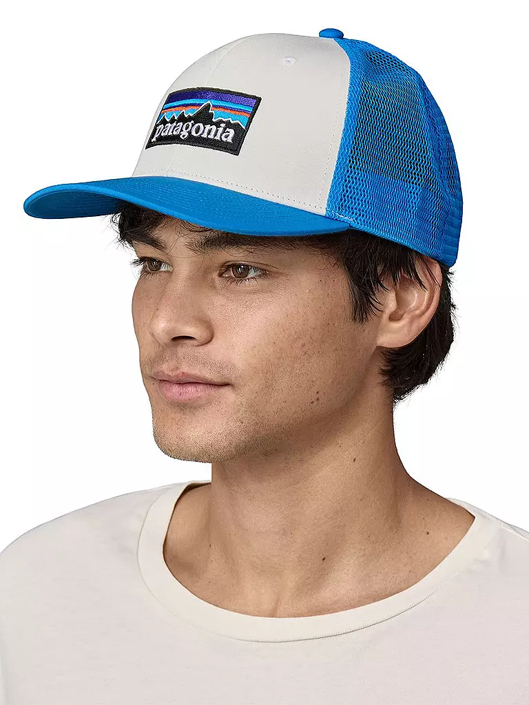 PATAGONIA Kappe P-6 Logo Trucker blau