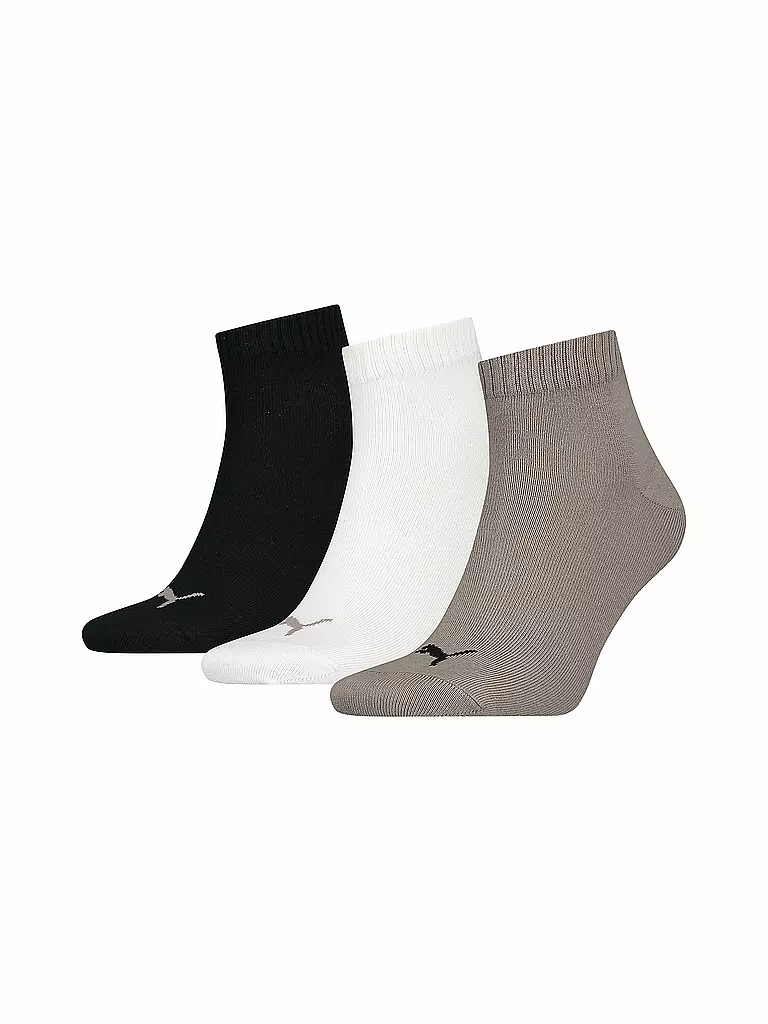 PUMA Herren Socken Quarter 3er Pkg. camel