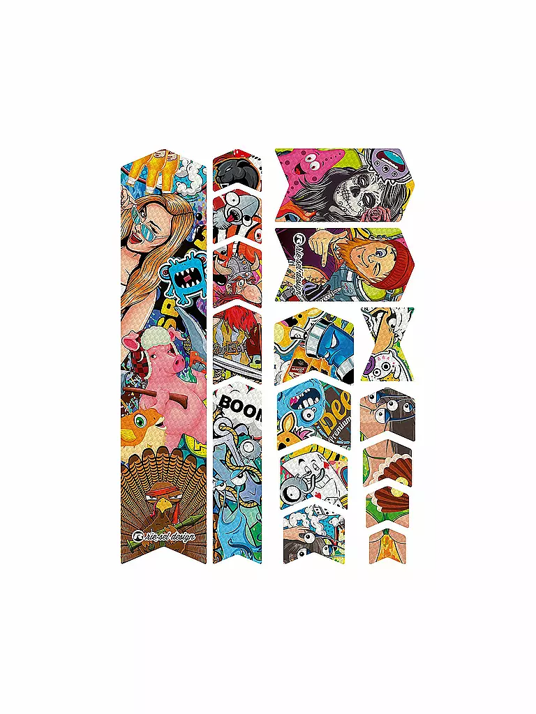 RIESEL DESIGN frame:TAPE 3000 Stickerbomb bunt