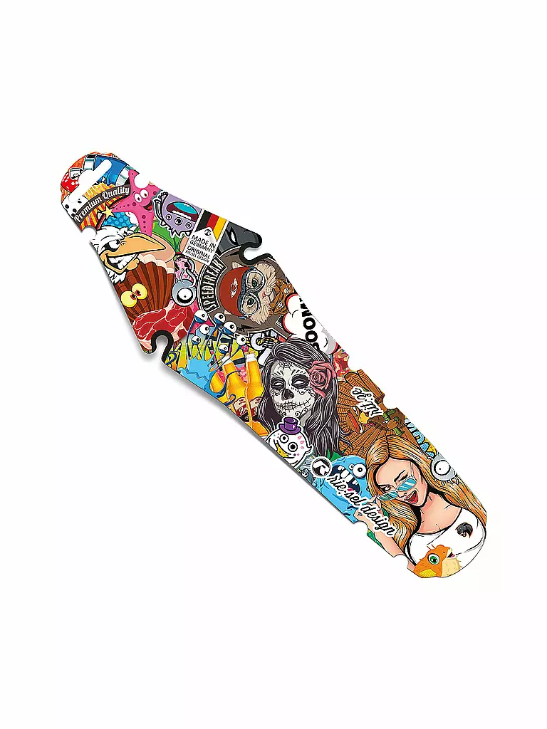 RIESEL DESIGN Mudguard rit:ze Stickerbomb bunt