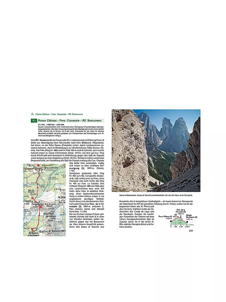 ROTHER Wanderführer Dolomiten Höhenwege 1-3 keine Farbe