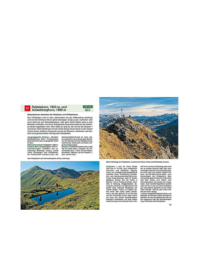 ROTHER Wanderführer Kitzbüheler Alpen keine Farbe