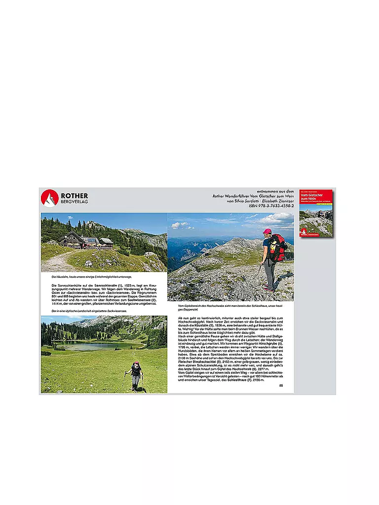 ROTHER Wanderführer Vom Gletscher zum Wein keine Farbe