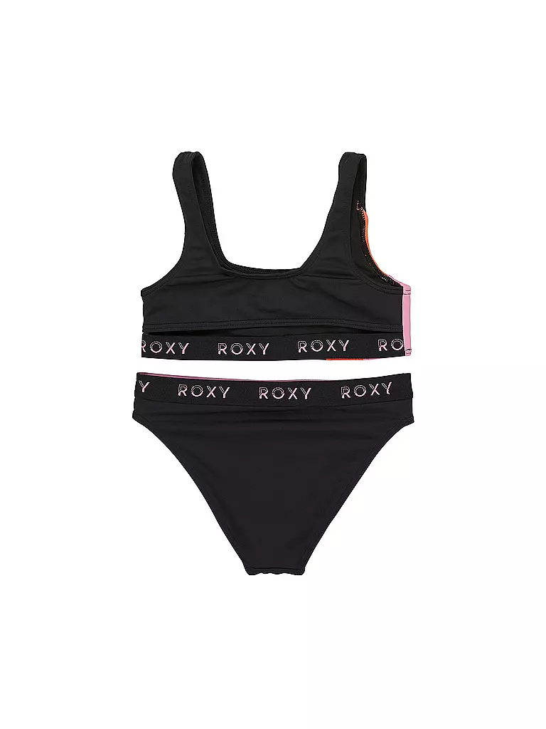 ROXY Mädchen Bikini Colorblock Bralette Set grau