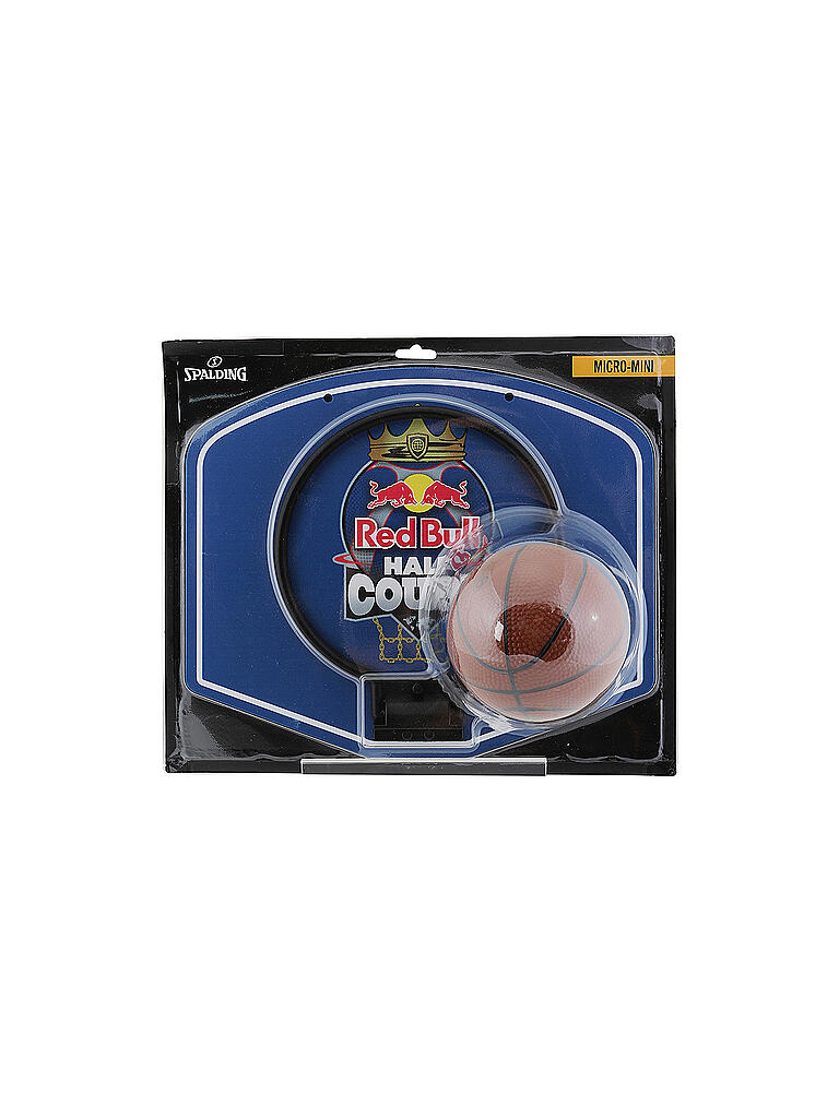 SPALDING Red Bull Micro Mini-Backboard-Set blau