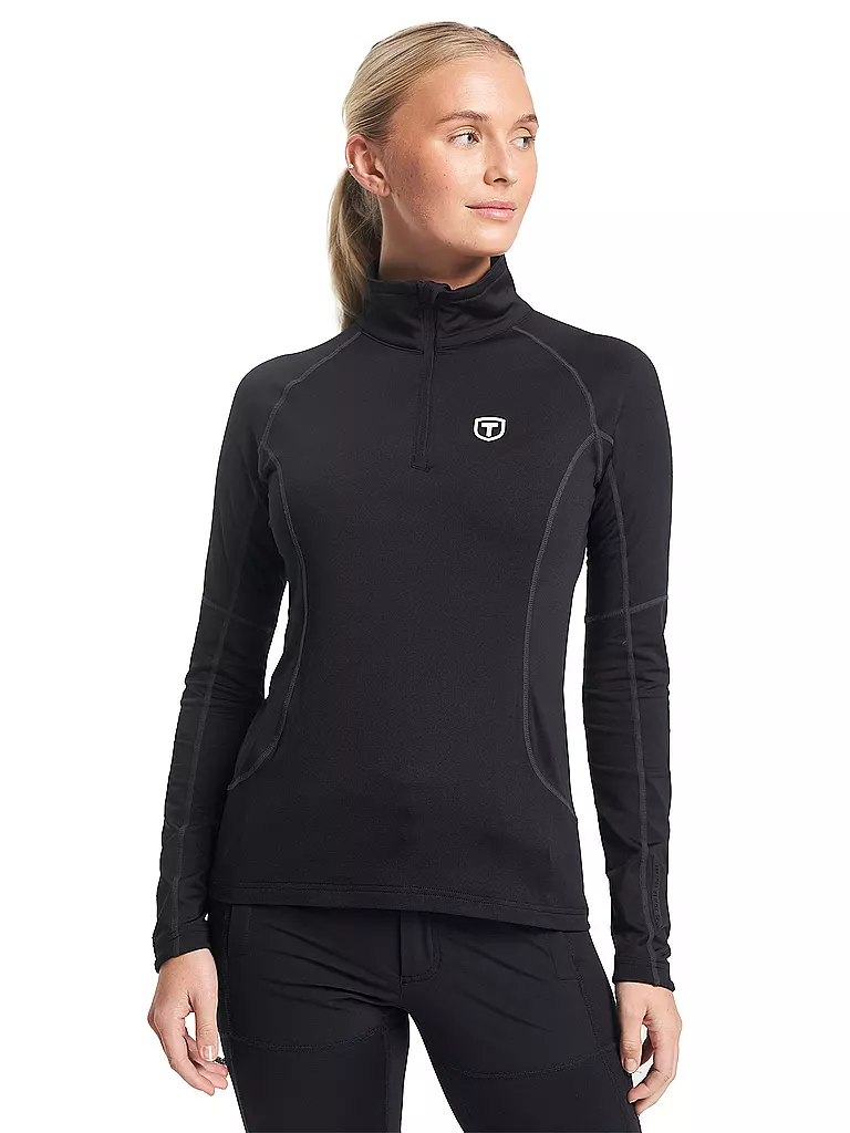 TENSON Damen Ski Unterzieher Txlite Midlayer Half Zip schwarz