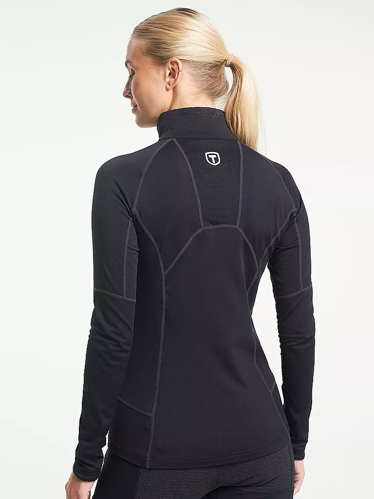 TENSON Damen Ski Unterzieher Txlite Midlayer Half Zip schwarz