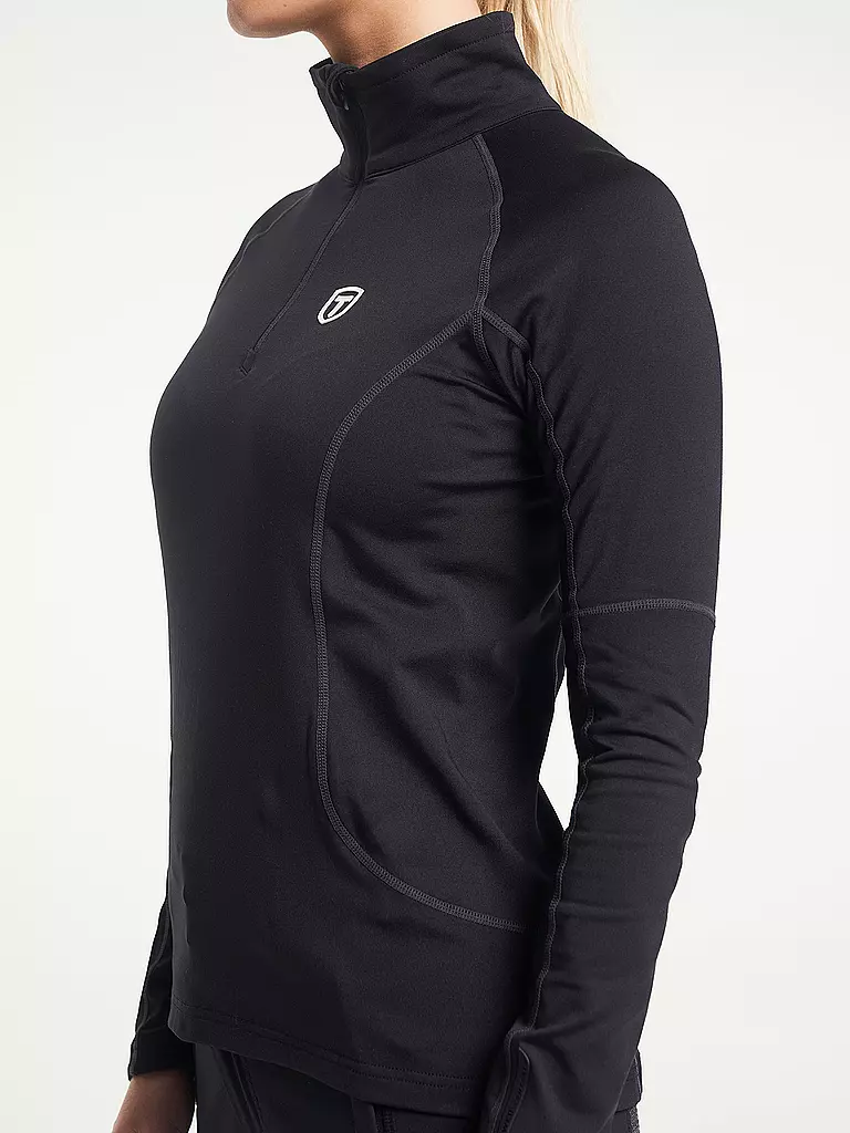 TENSON Damen Ski Unterzieher Txlite Midlayer Half Zip schwarz