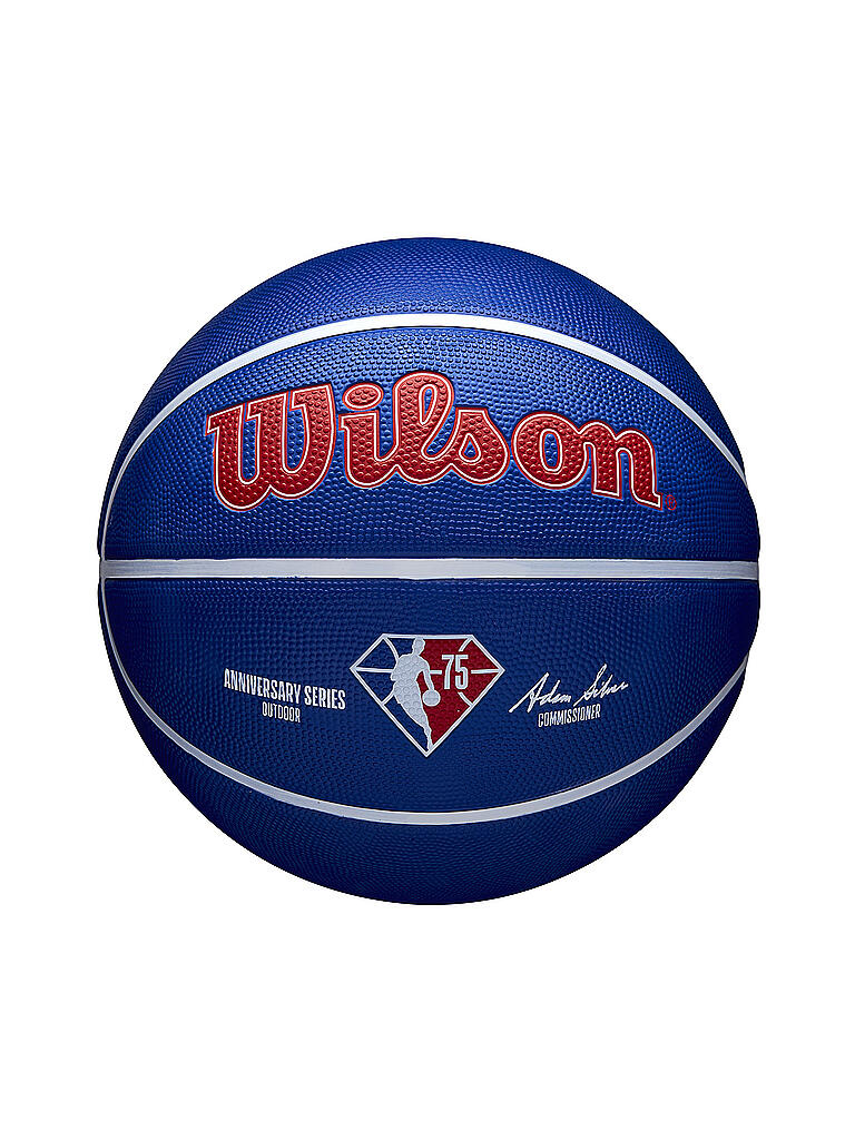 WILSON Basketball NBA 75th Anniversary Series Outdoor blau