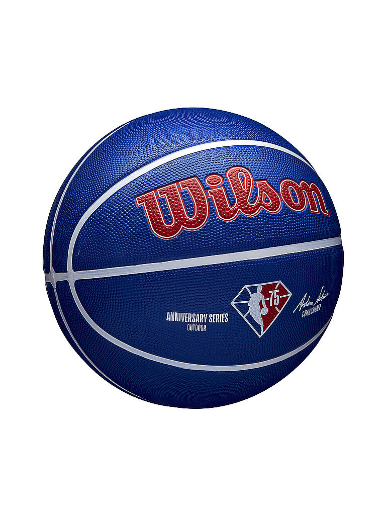 WILSON Basketball NBA 75th Anniversary Series Outdoor blau